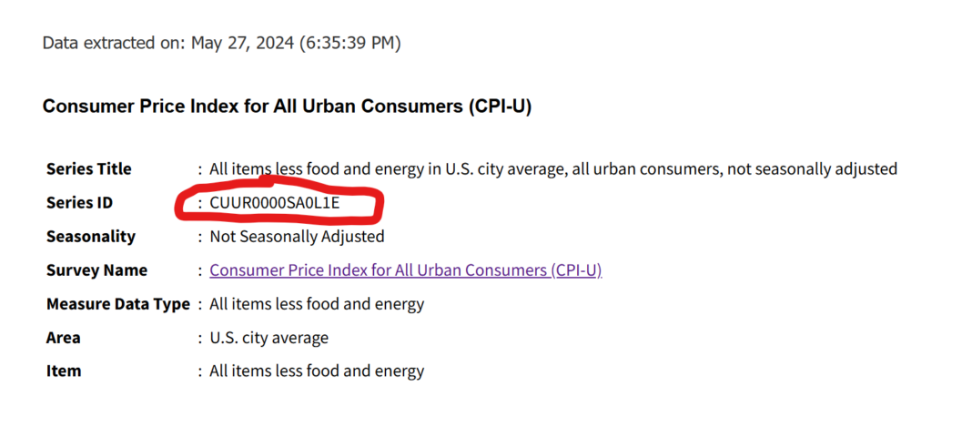 How to make US inflation chart by pulling data from BLS API with Python ...
